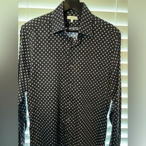 Reiss | Shirts | Reiss Mens Slim Fit Button Up Dress Shirt Diamond ...